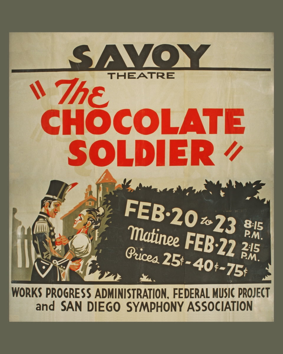 Print: The Chocolate Soldier, circa 1936 - Walmart.com