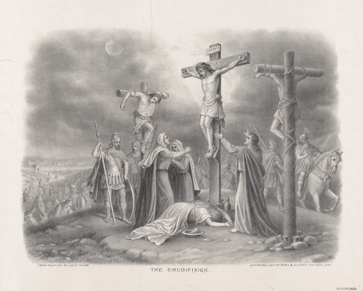 Print: The Crucifixion, 1907 - Walmart.com