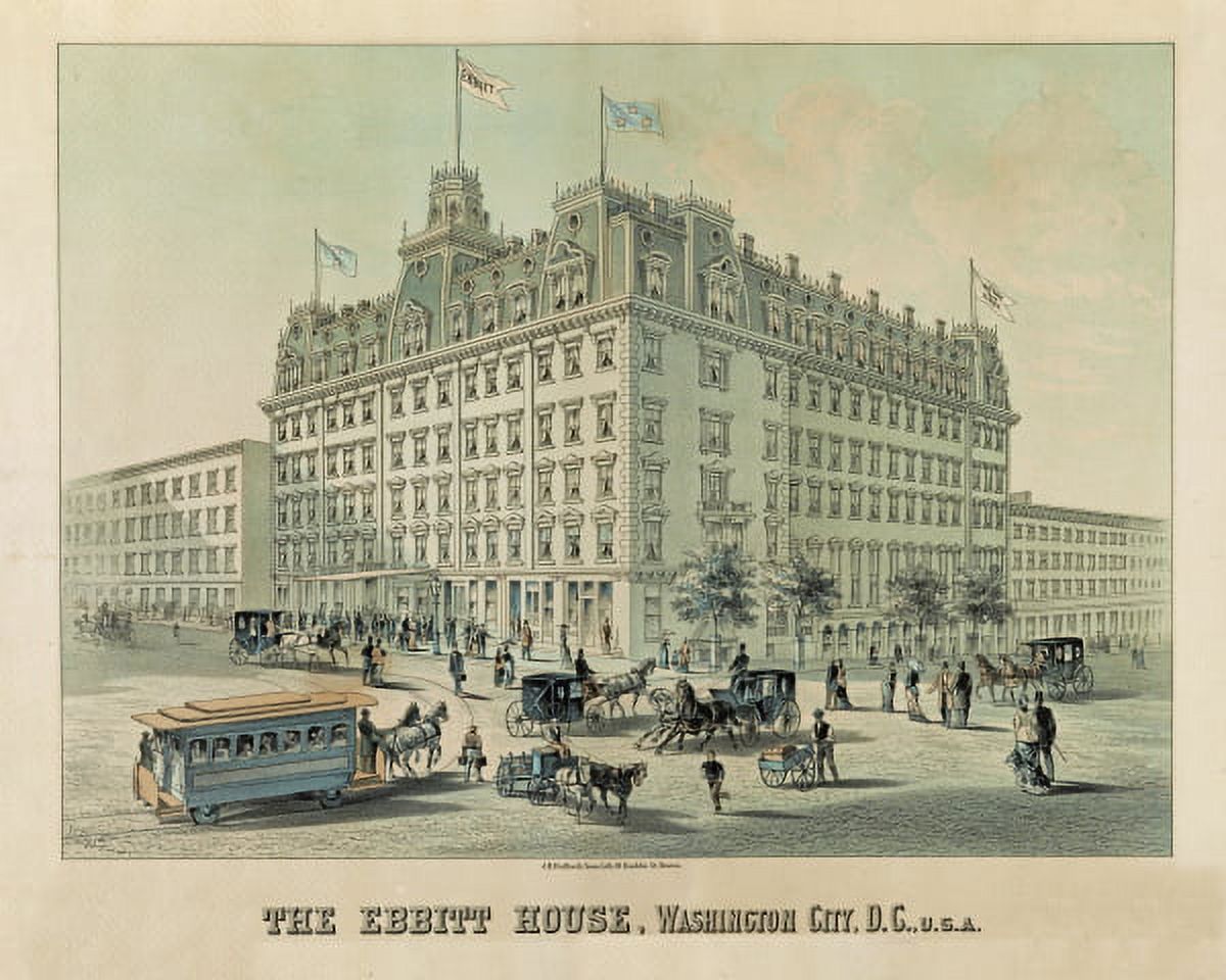 Print: The Ebbitt House, Washington City, D.C., U.S.A. - Walmart.com