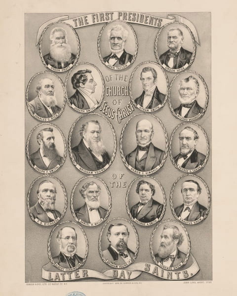 Print: The First Presidents Of The Church Of Jesus Christ Of The Latter ...