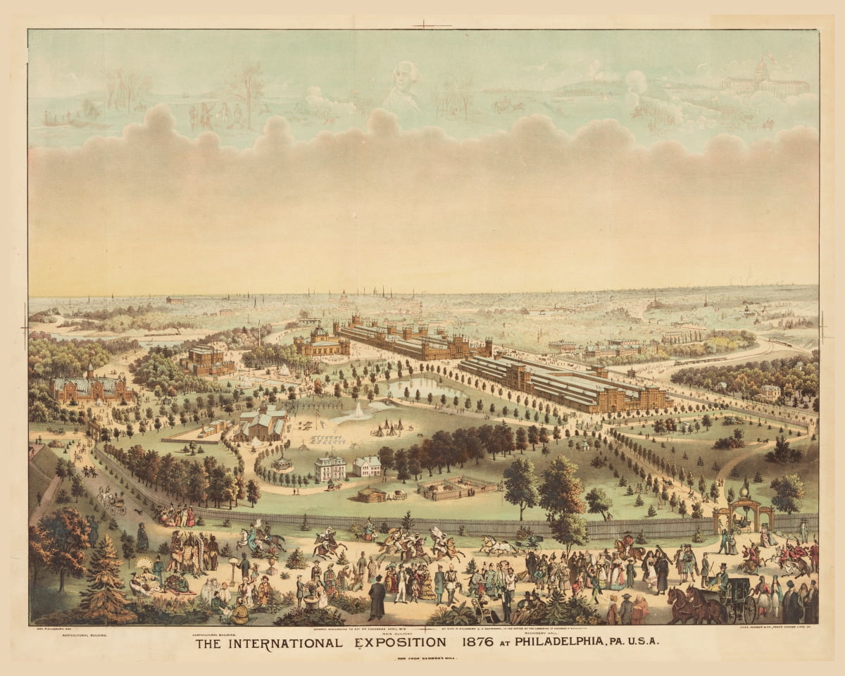 Print: The International Exposition 1876 at Philadelphia, 1876 ...