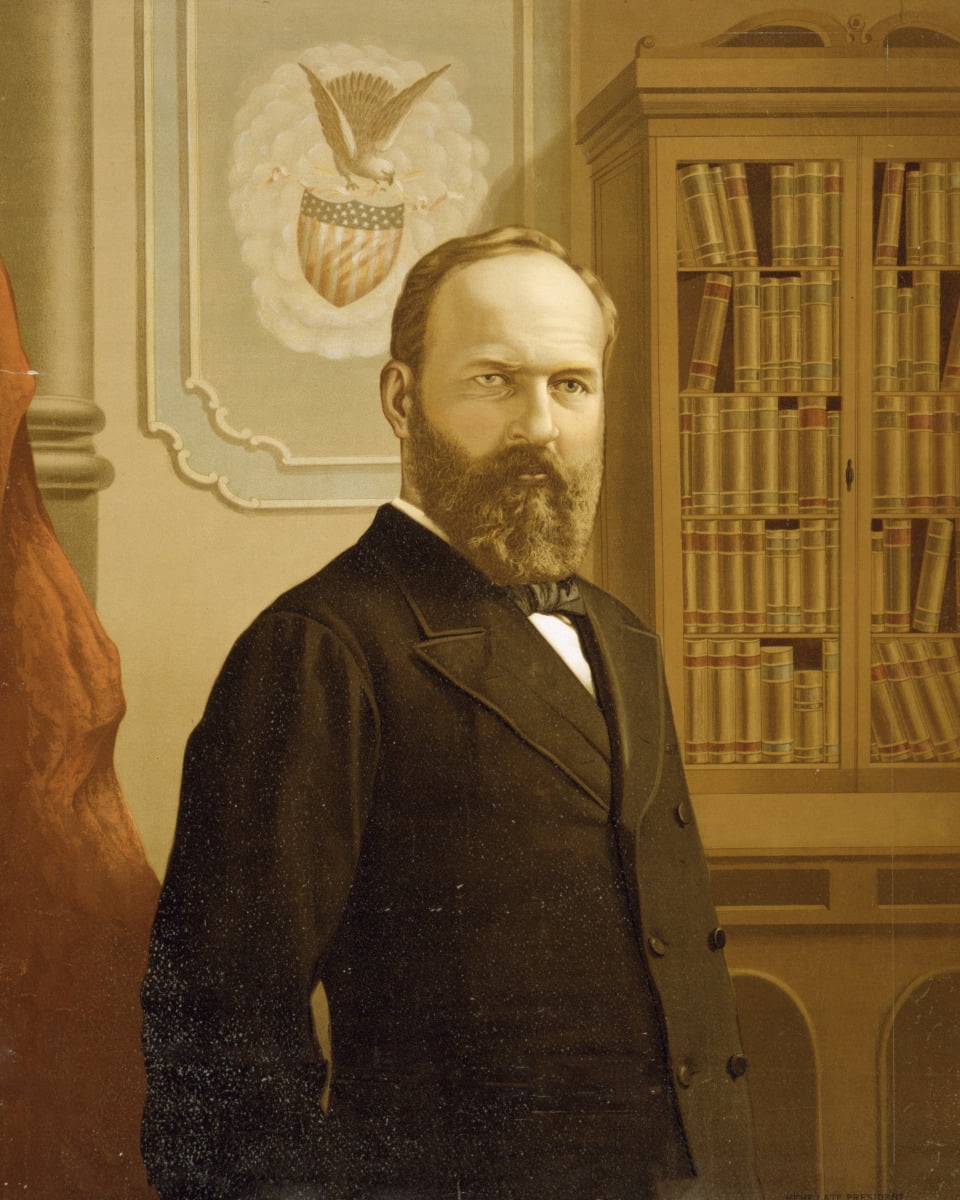 Print: The Late President James A. Garfield, 1881 - Walmart.com