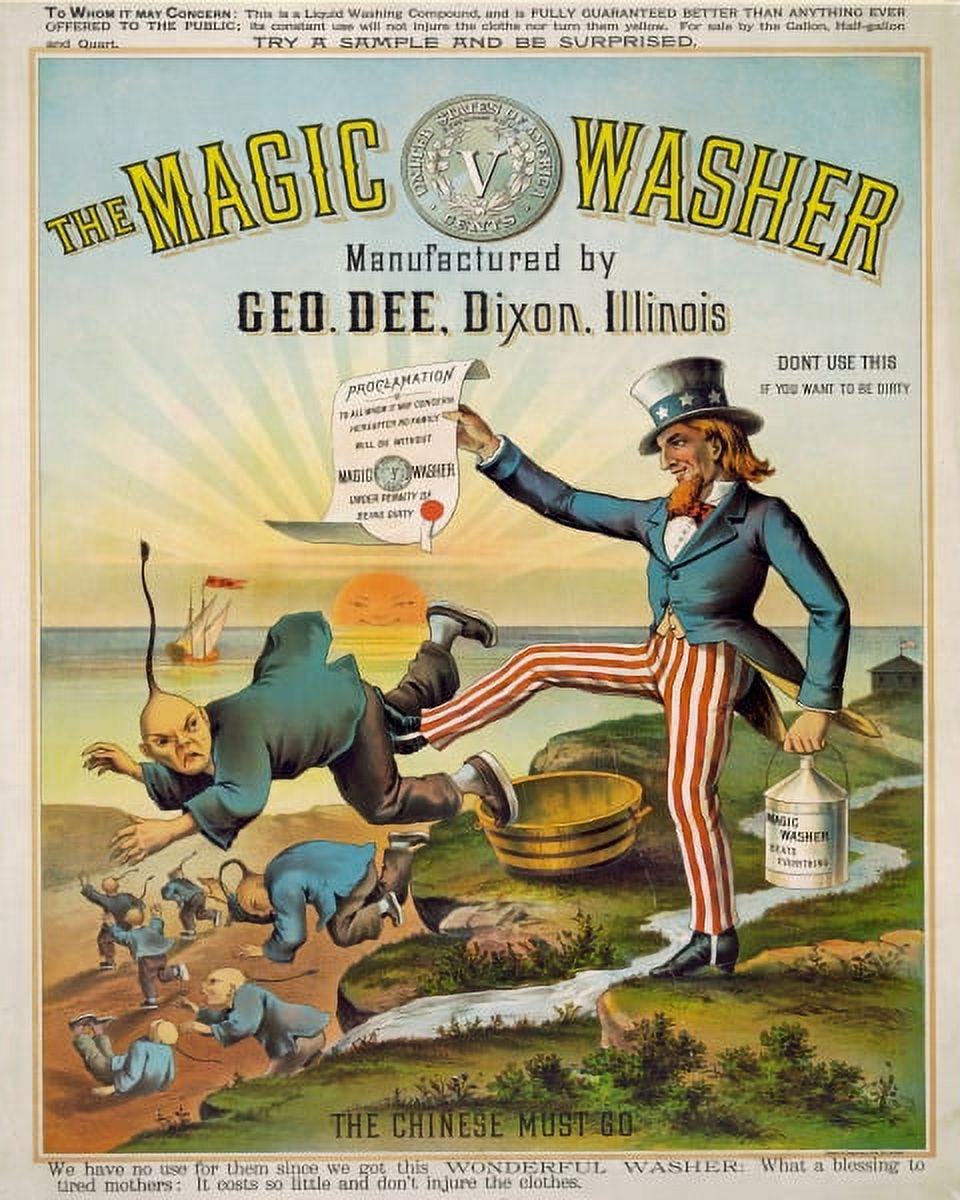 High-Quality Reproduction Print of 'The Magic Washer', by Geo. Dee ...