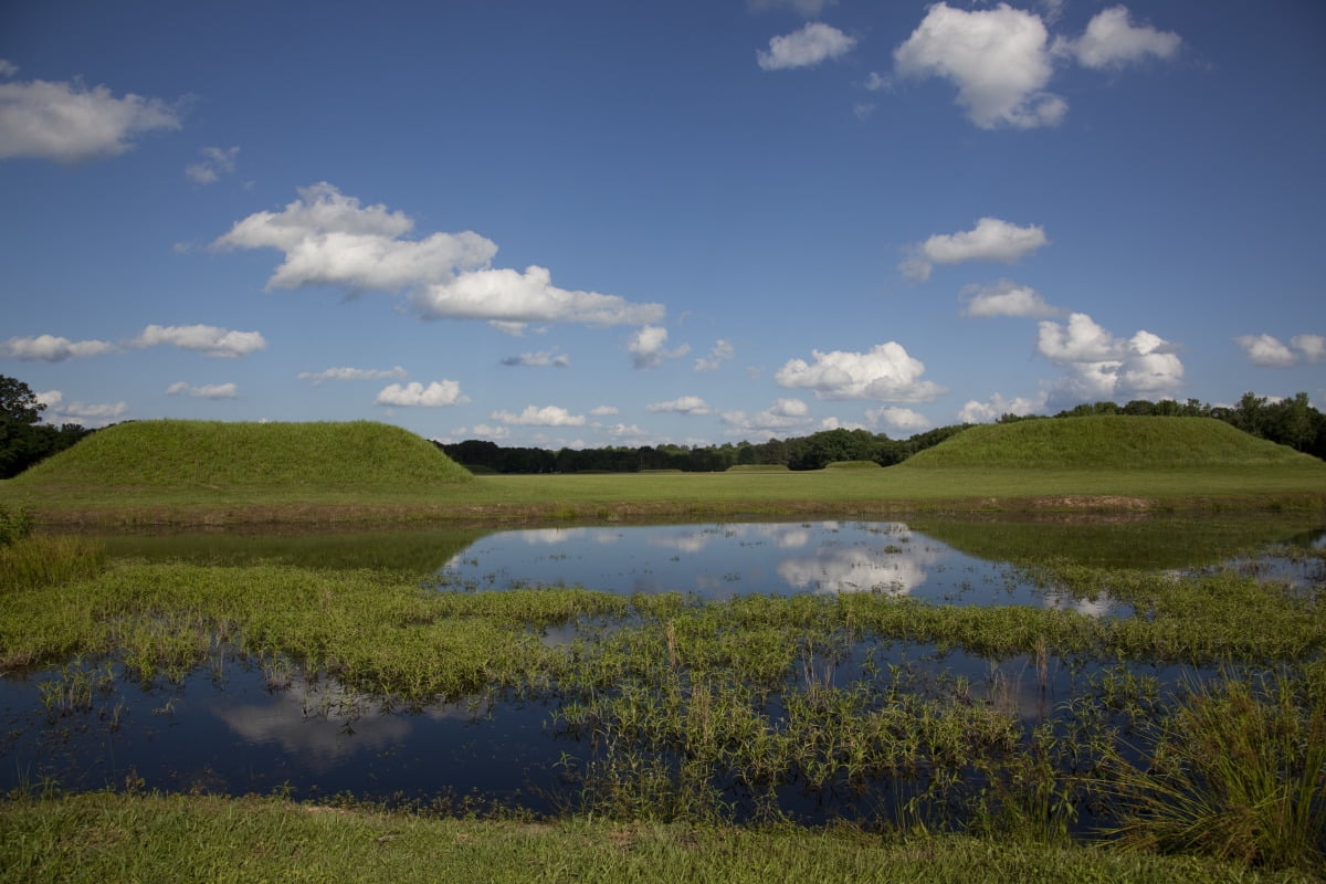 Print: The Moundville Site, Occupied From Around A.D. 1000 Until A.D ...
