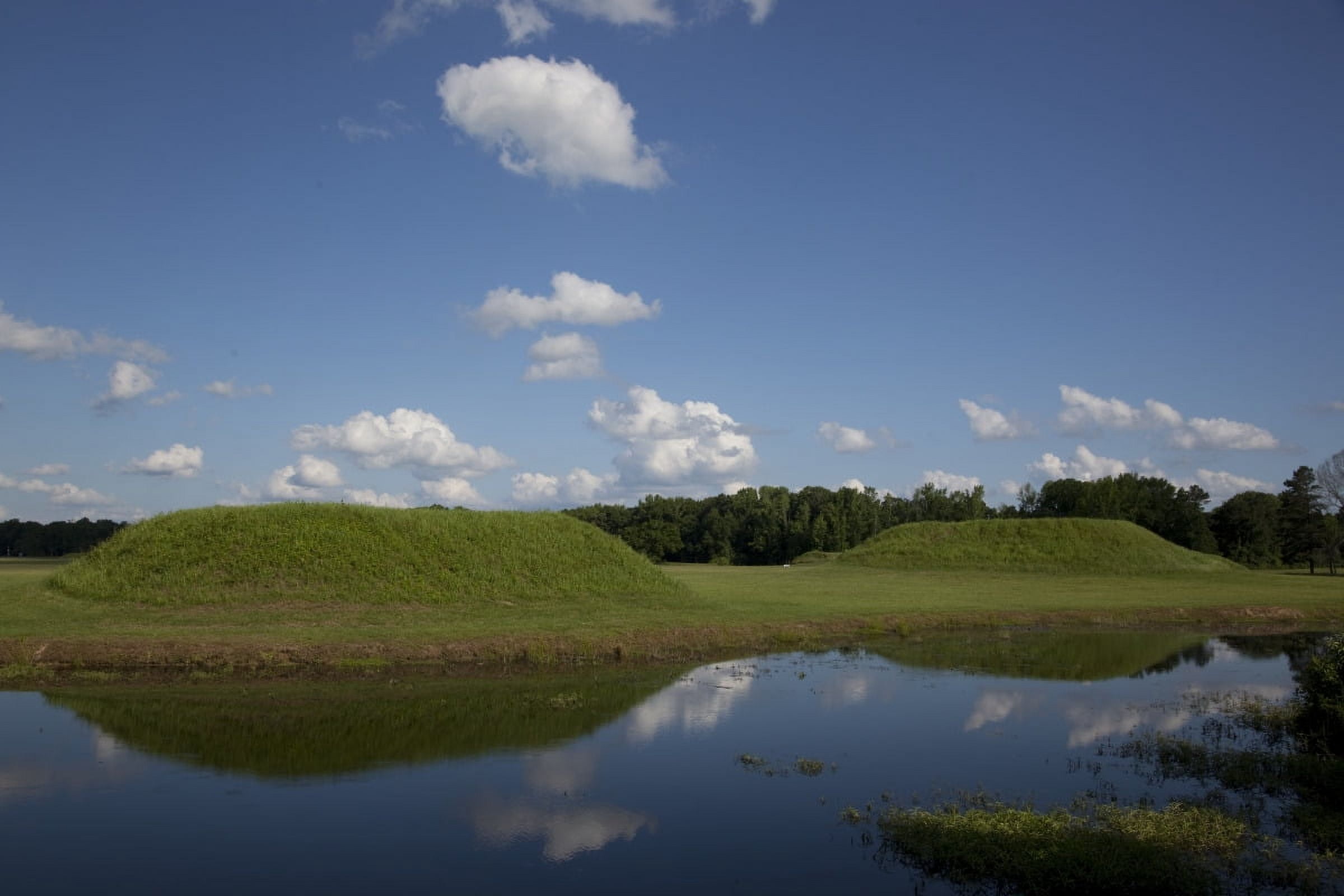 Print: The Moundville Site, Occupied From Around A.D. 1000 Until A.D ...