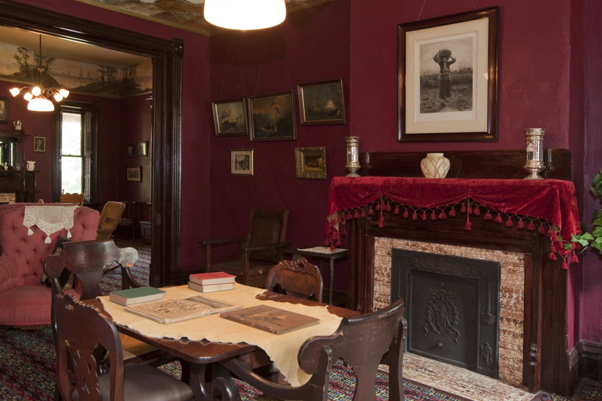 Print: The Oaks, Home Built For Booker T. Washington And His Family In ...