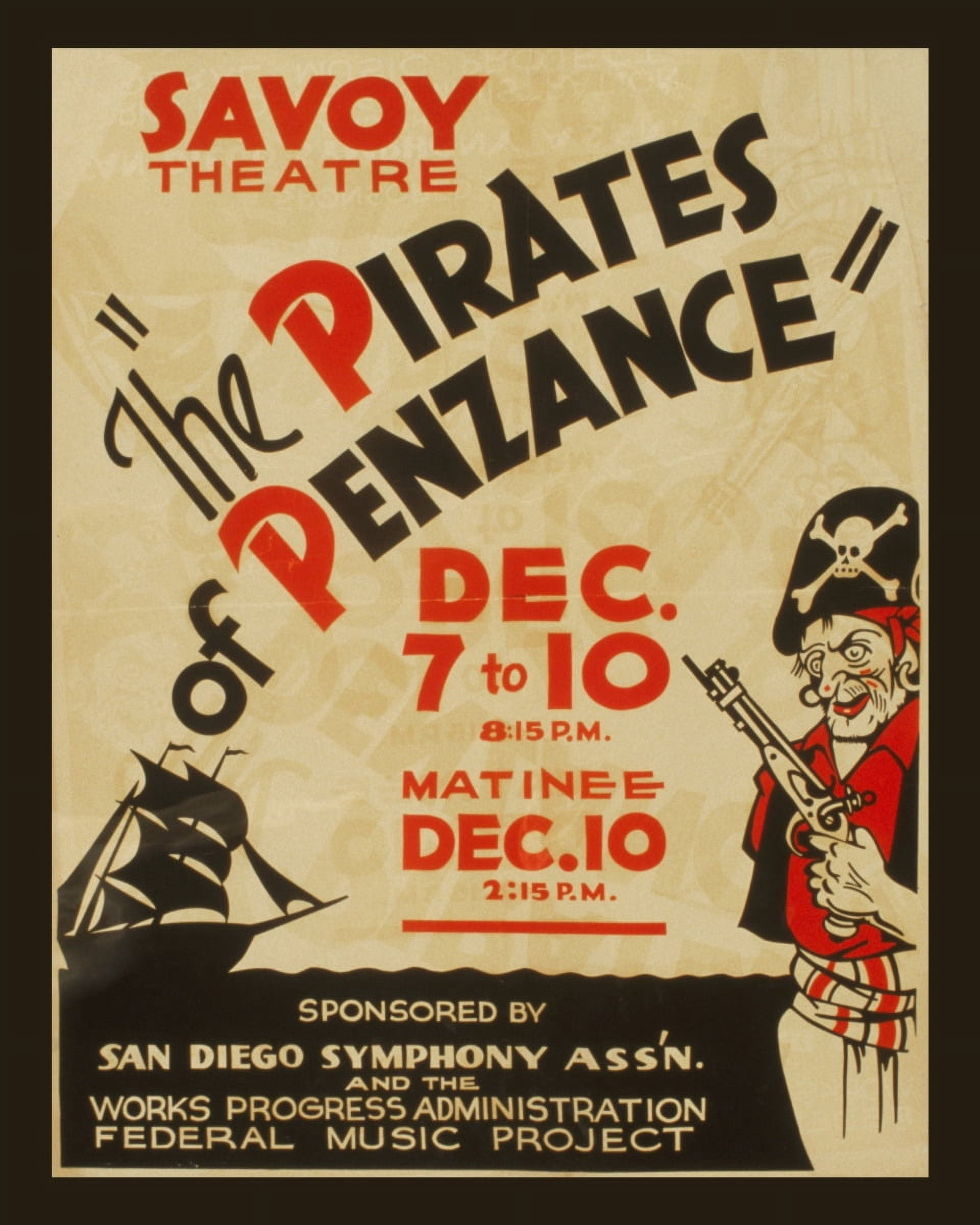 Print: The Pirates Of Penzance, circa 1936 - Walmart.com