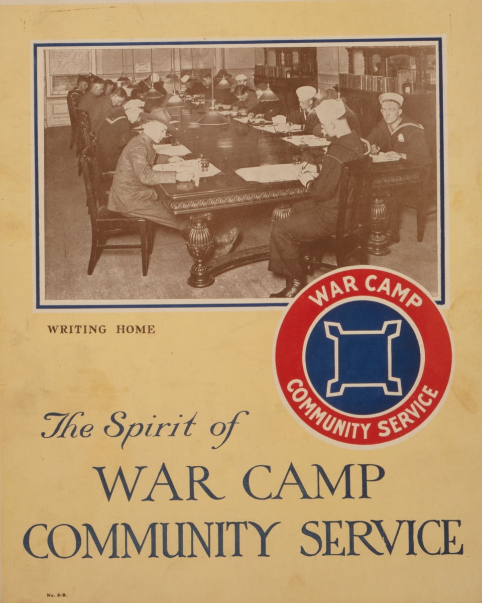 Print: The Spirit Of War Camp Community Service, 1917 - Walmart.com