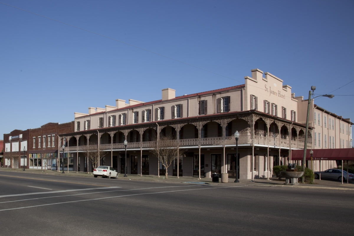Print: The St. James Hotel, The Only Surviving Hotel In The Downtown ...