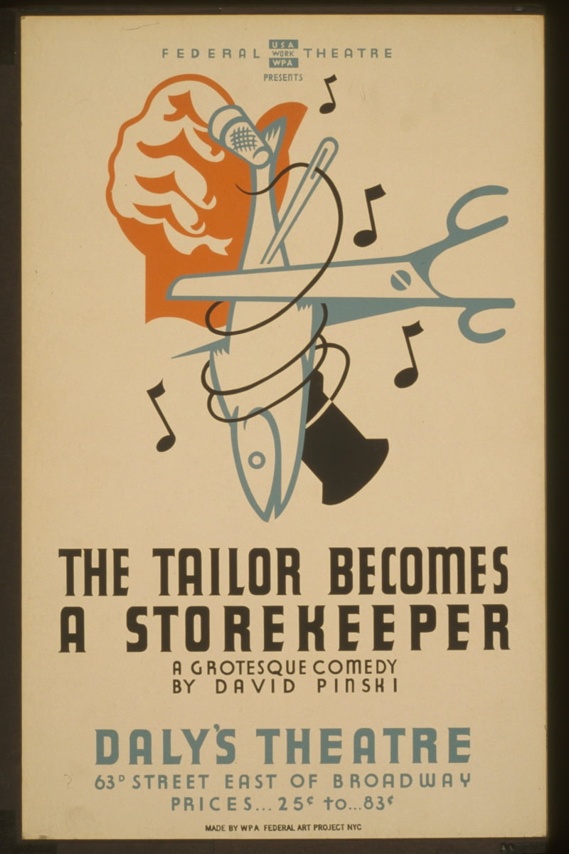 Print: The Tailor Becomes A Storekeeper A Grotesque Comedy By David ...