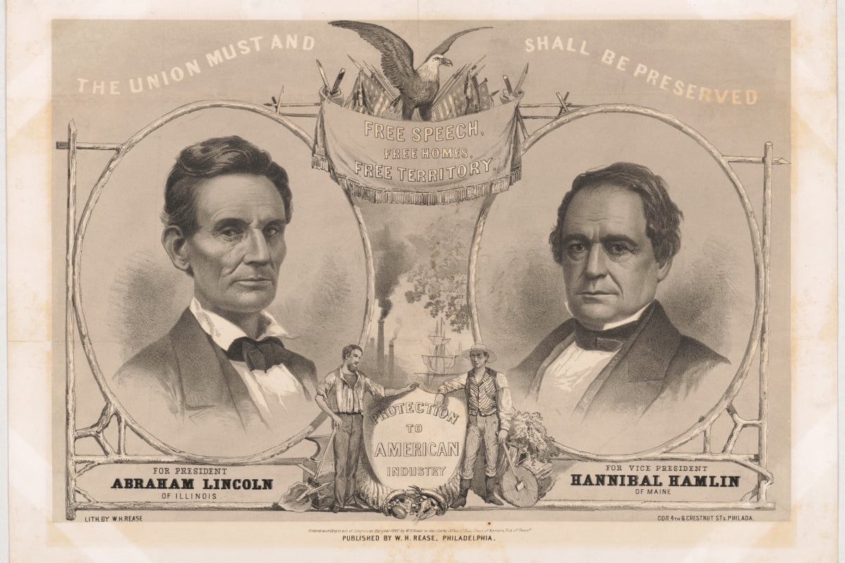 Print: The Union Must And Shall Be Preserved. For President Abraham ...