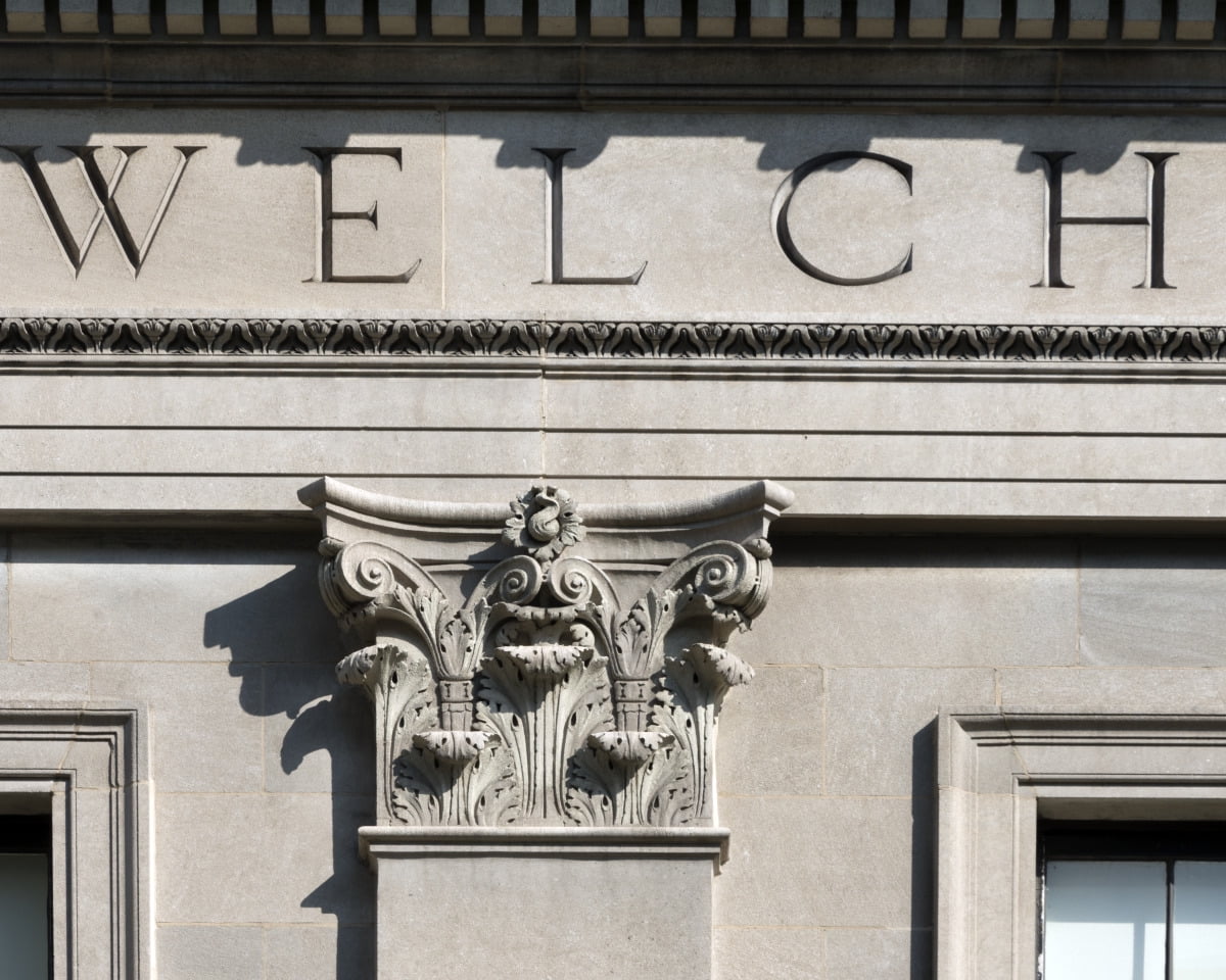 Print: The William H. Welch Medical Library, The Library Of The Johns ...