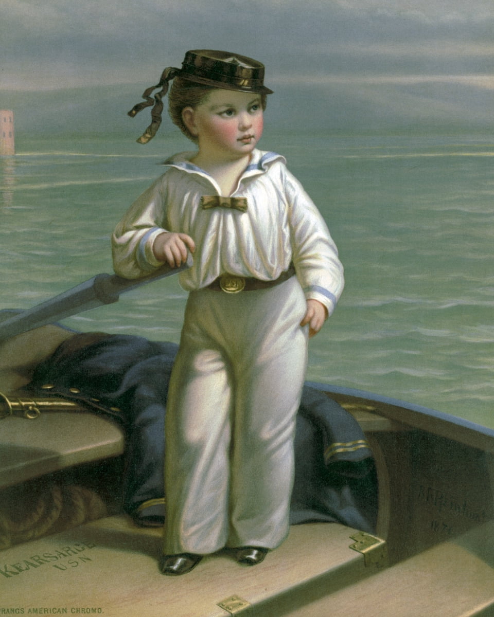 Print: The Young Commodore, 1870 - Walmart.com