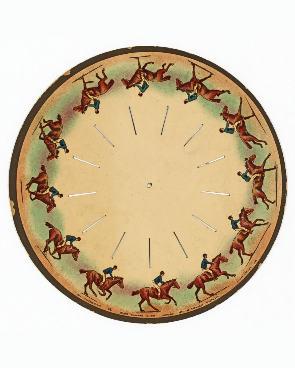 Print: The Zoopraxiscope--Horse Galloping, 1893 - Walmart.com