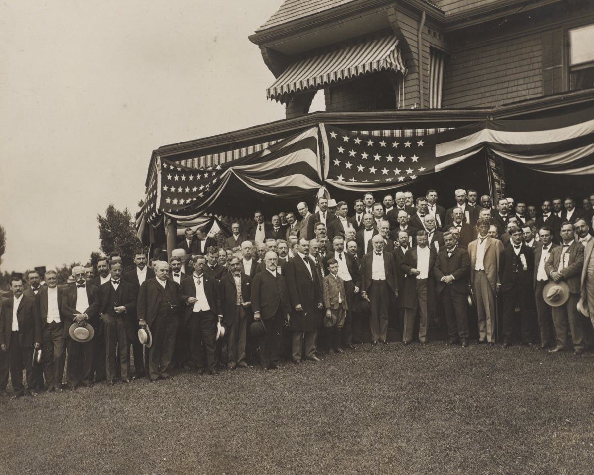 Print: Theodore Roosevelt, Joseph Cannon, Members Of The Republican ...