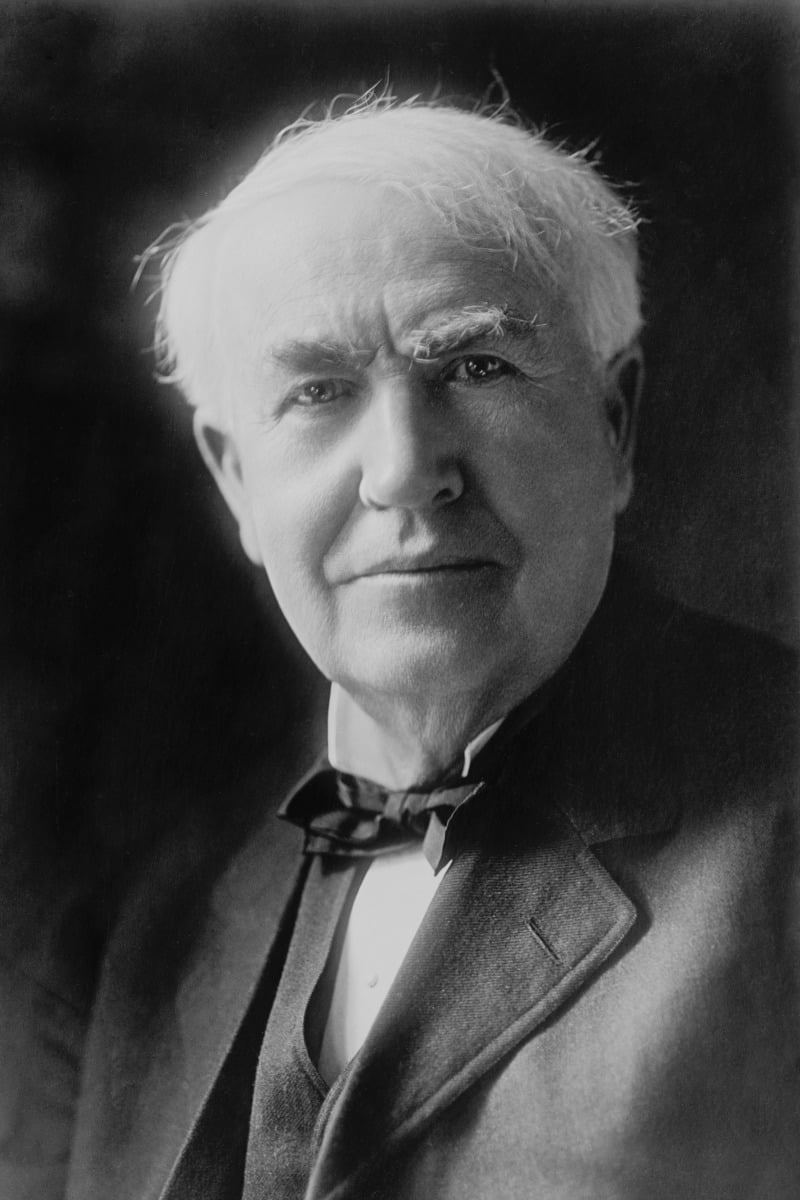 Print: Thomas A. Edison, Head-And-Shoulders Portrait, circa 1900-1920 ...