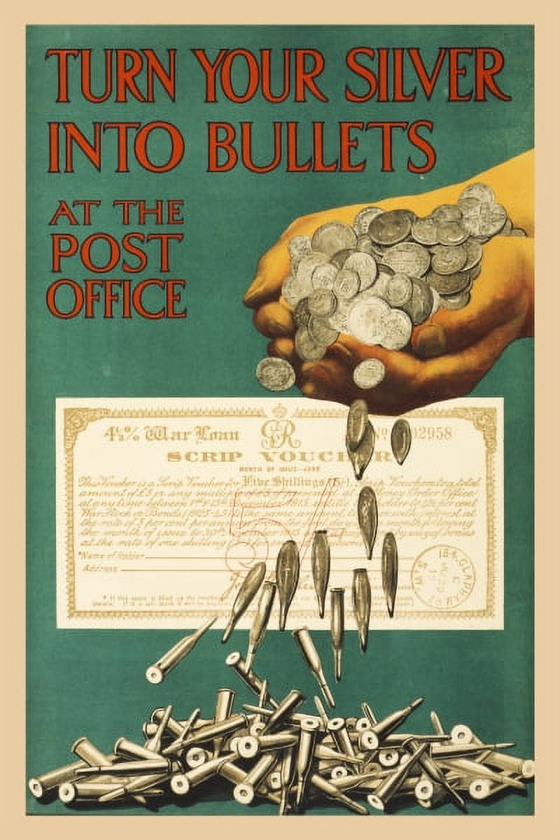 Print: Turn Your Silver Into Bullets At The Post Office - Walmart.com