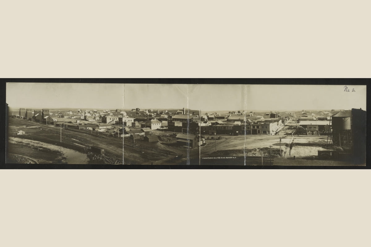 Print: Two Section Panorama Of Beach, North Dakota No. 2 - Walmart.com