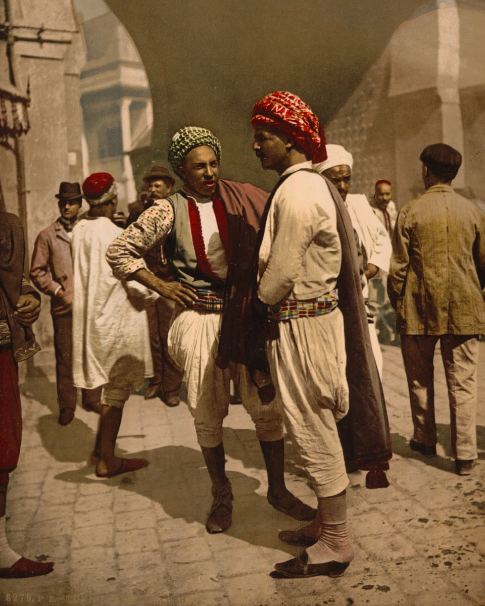 Print: Types Of Arabs, Tunis, Tunisia, 1899 - Walmart.com