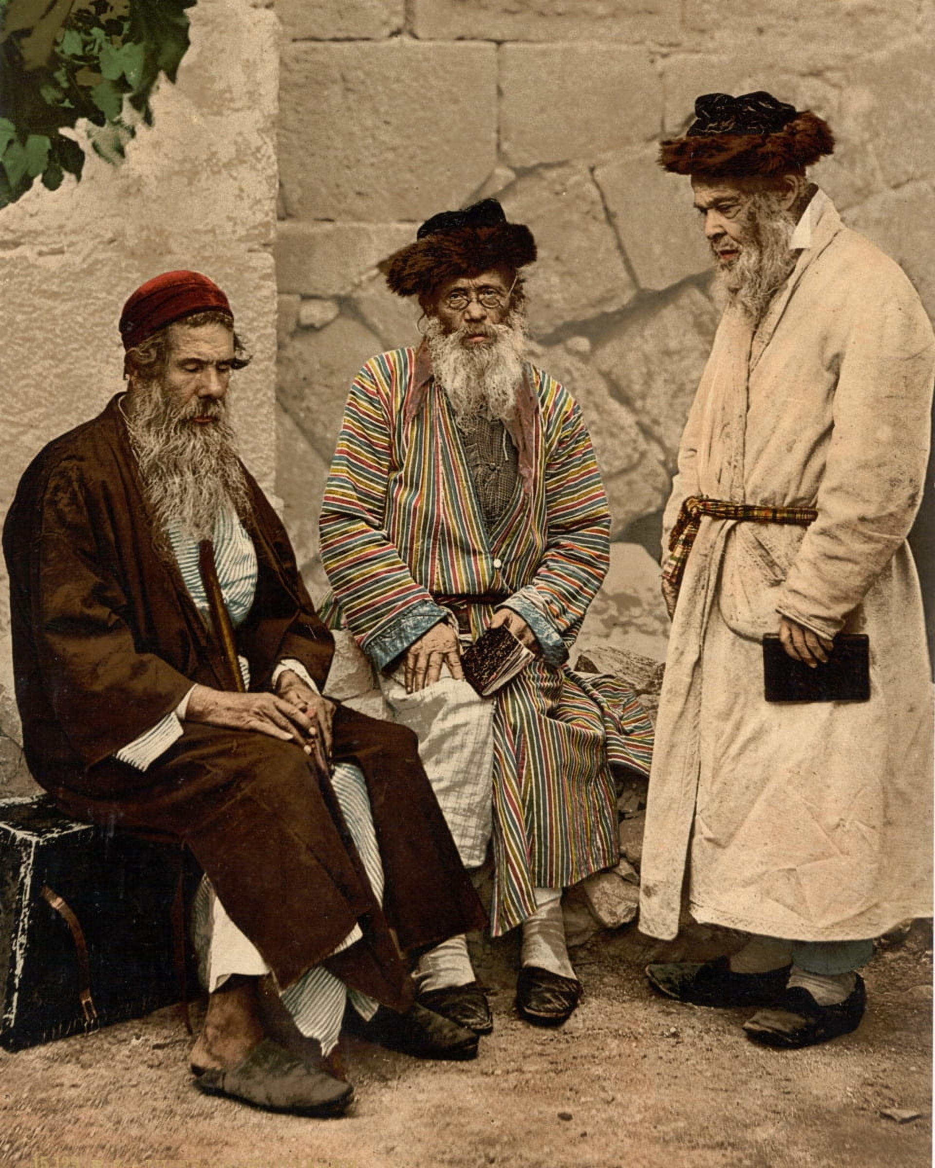 Print: Types Of Jews In Jerusalem, Holy Land, circa 1890 - Walmart.com