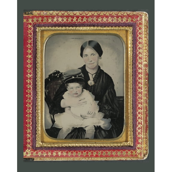 Print: Unidentified Woman, Possibly Mrs. James Shields, In Mourning ...