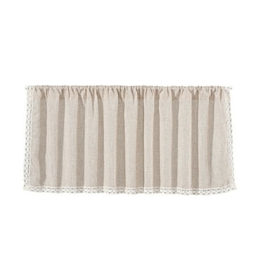 GALMAXS7 Macrame Curtain Valance Wall Hanging, Boho Window Treatments ...