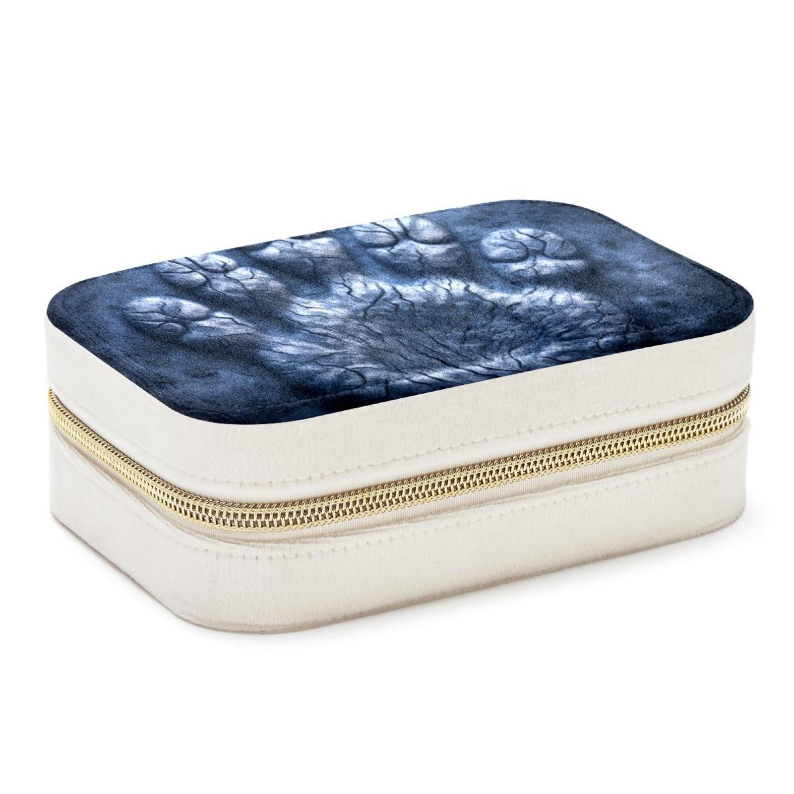 Print Velvet Portable Storage Box with Removable Compartment – Gift ...