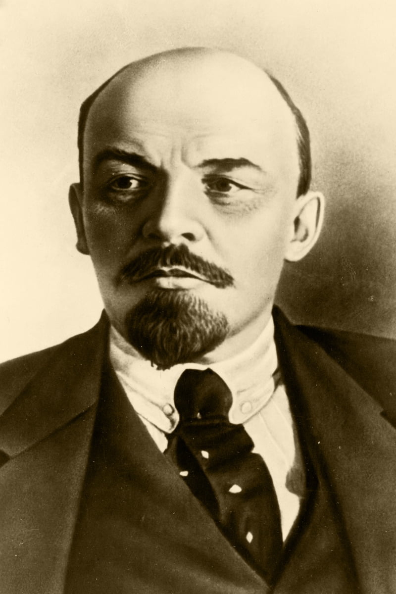 Print: Vladimir Ilyich Lenin, Head-And-Shoulders Portrait, Facing ...