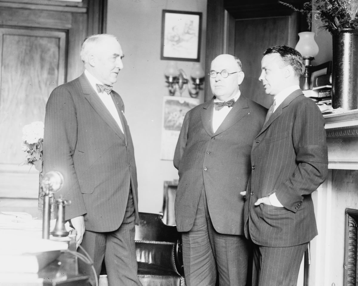 Print: Warren G. Harding, Wm. Boyce Thompson & Theo. Roosevelt, Jr ...