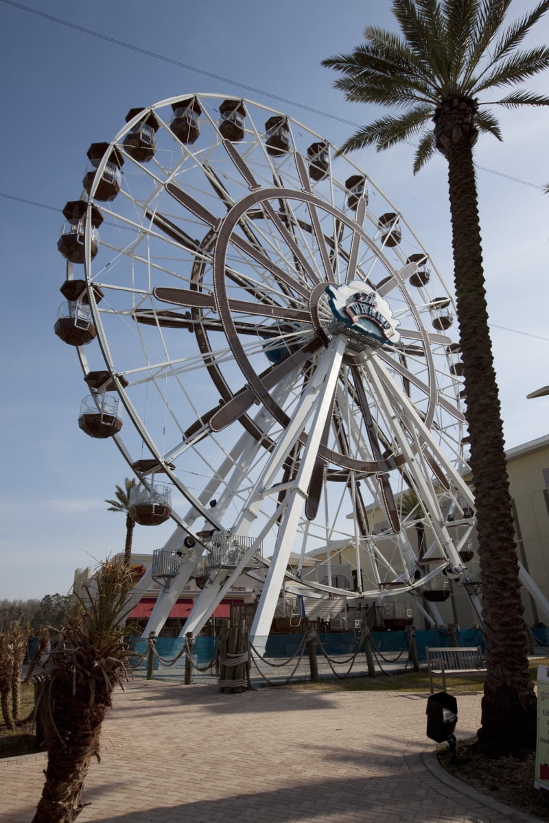 Print: Wharf In Orange Beach, Alabama, With The Largest Ferris Wheel In ...