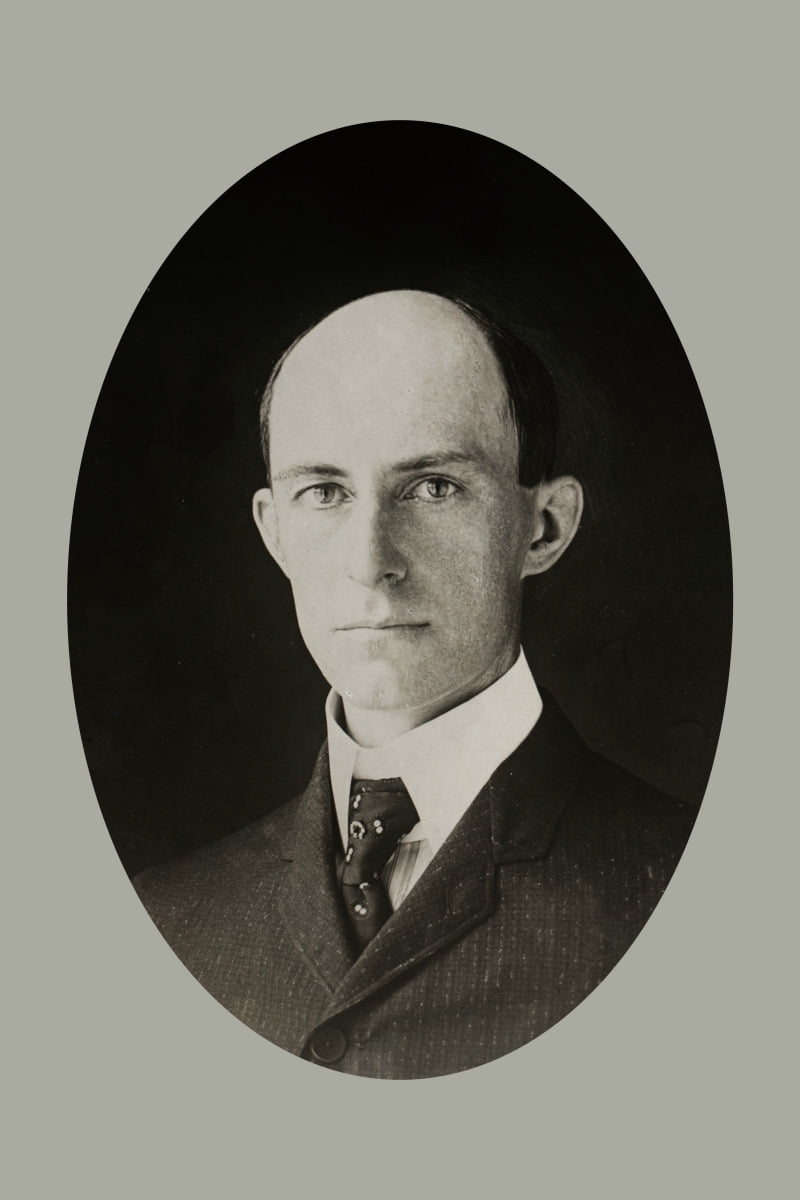 Print: Wilbur Wright, Age 38, Head And Shoulders, About 1905; One Of ...
