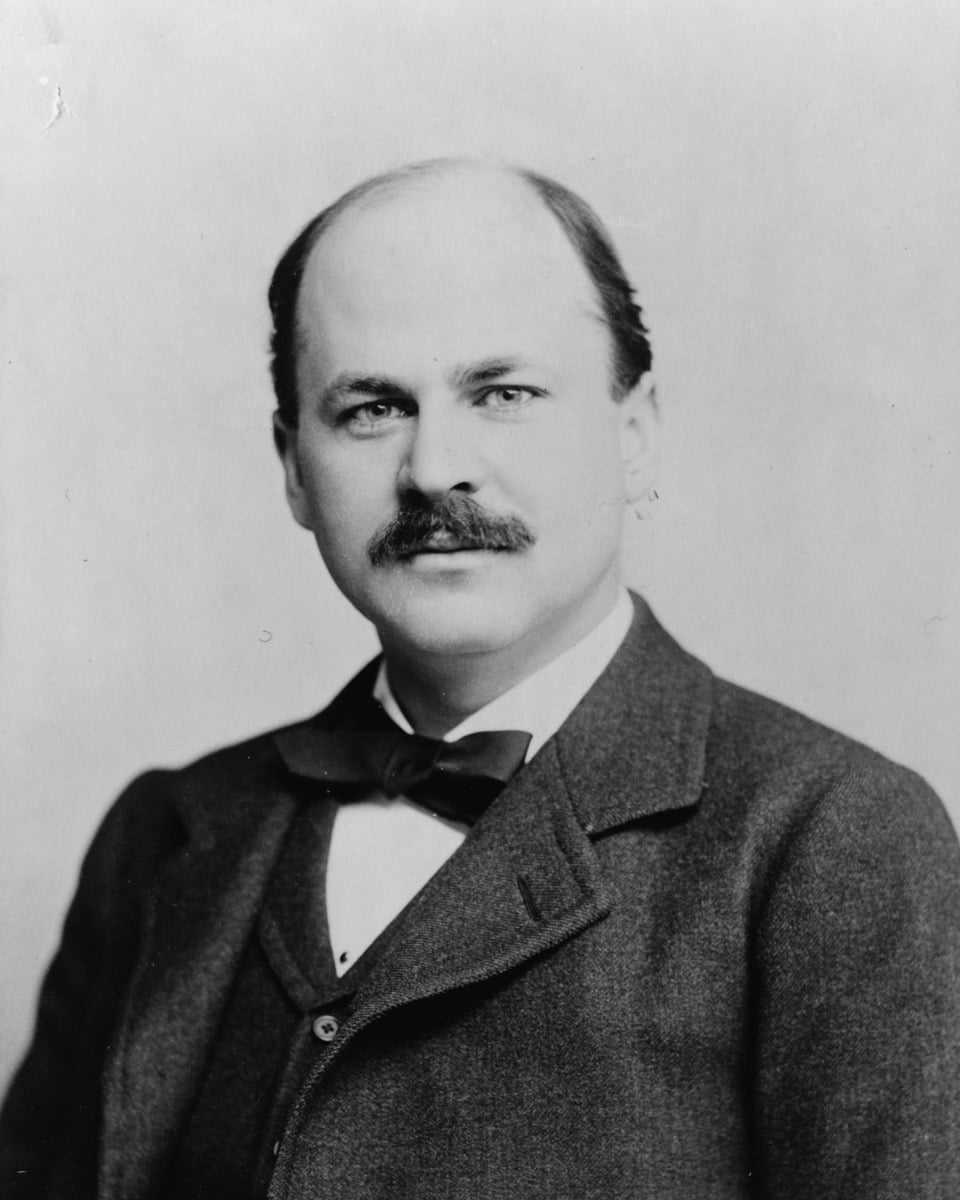 Print: William H. Baldwin, Head-And-Shoulders Portrait, Facing Slightly ...