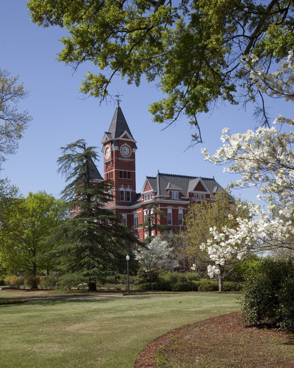 Print: William J. Samford Hall Is A Structure On The Campus Of Auburn ...