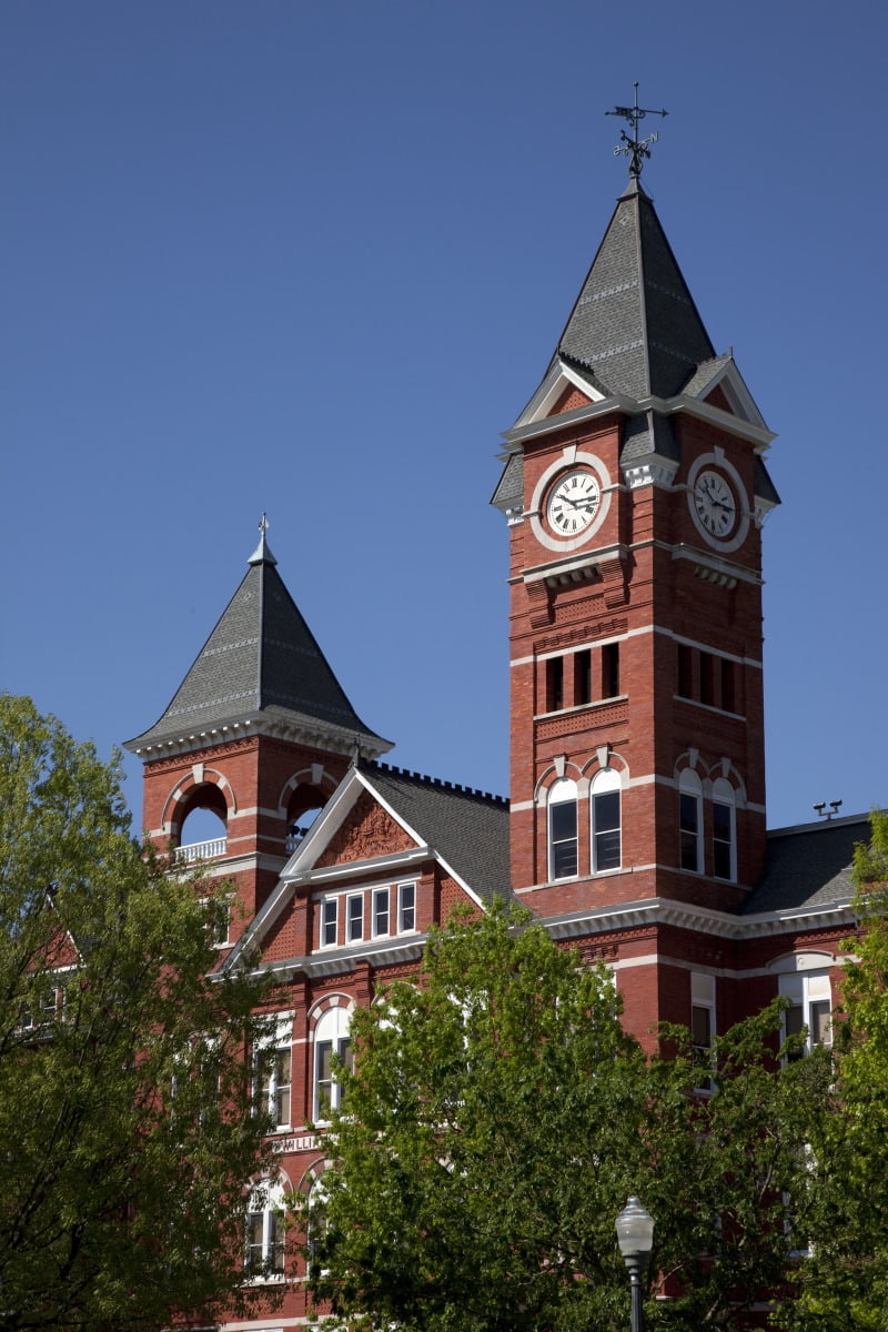 Print: William J. Samford Hall Is A Structure On The Campus Of Auburn ...