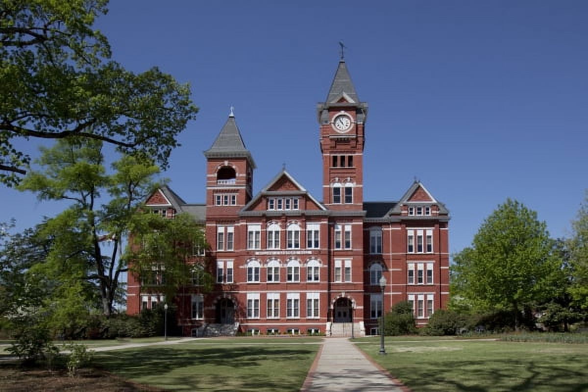 Print: William J. Samford Hall Is A Structure On The Campus Of Auburn ...