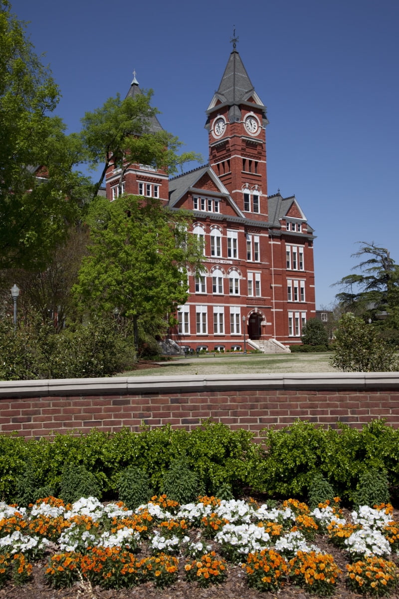 Print: William J. Samford Hall Is A Structure On The Campus Of Auburn ...