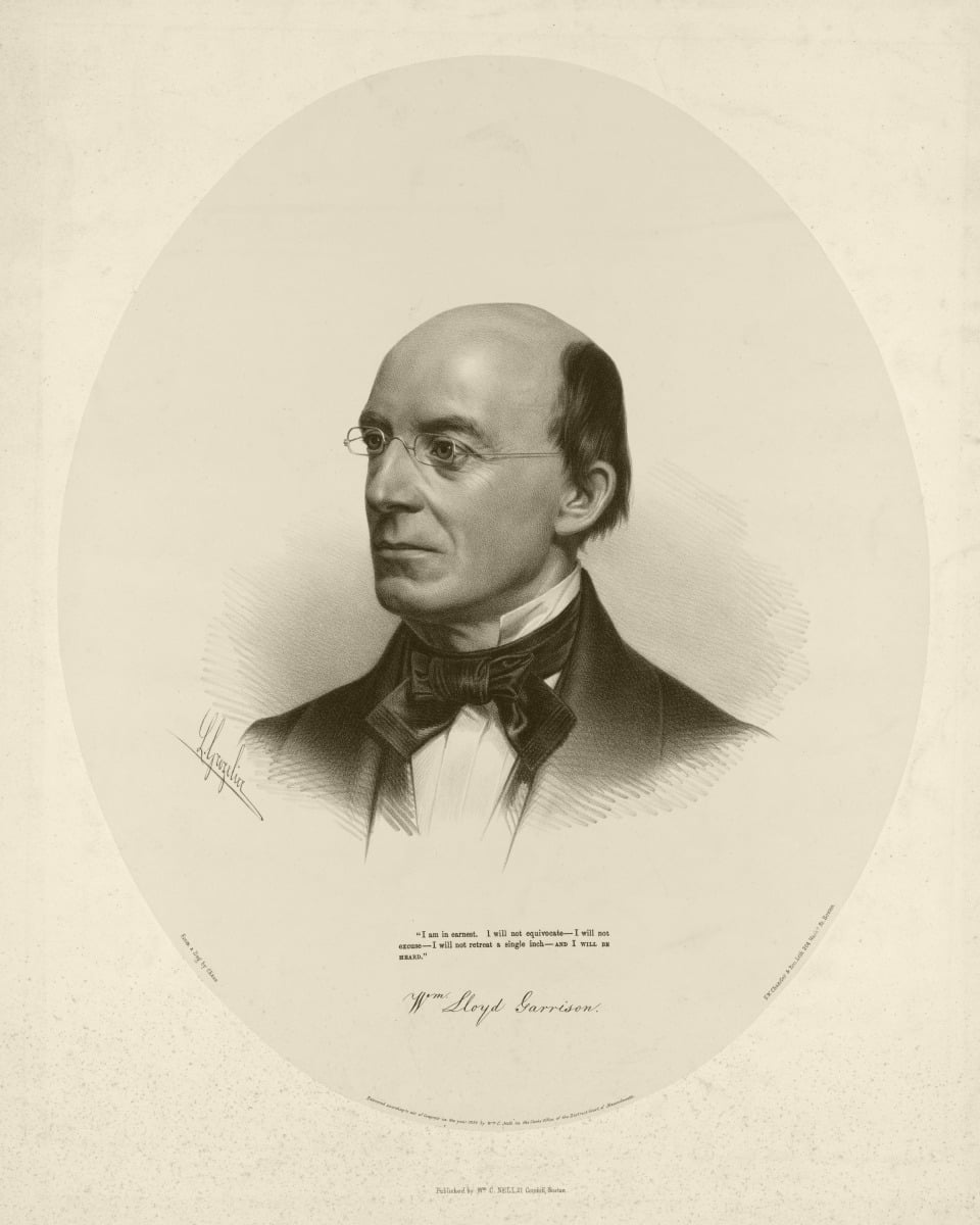Print: Wm. Lloyd Garrison, 1854 - Walmart.com