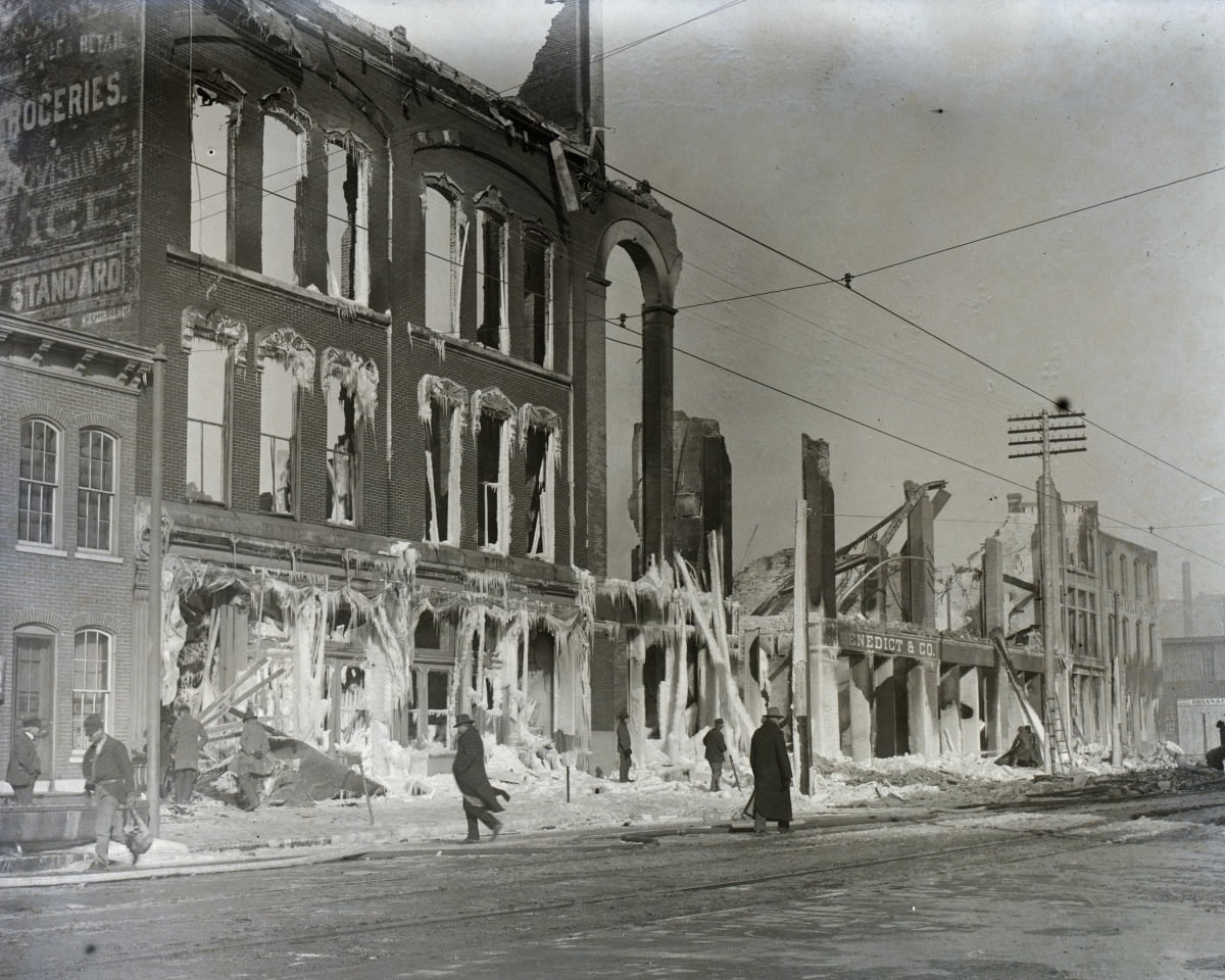 Print: Wolf Fire, circa 1897 - Walmart.com