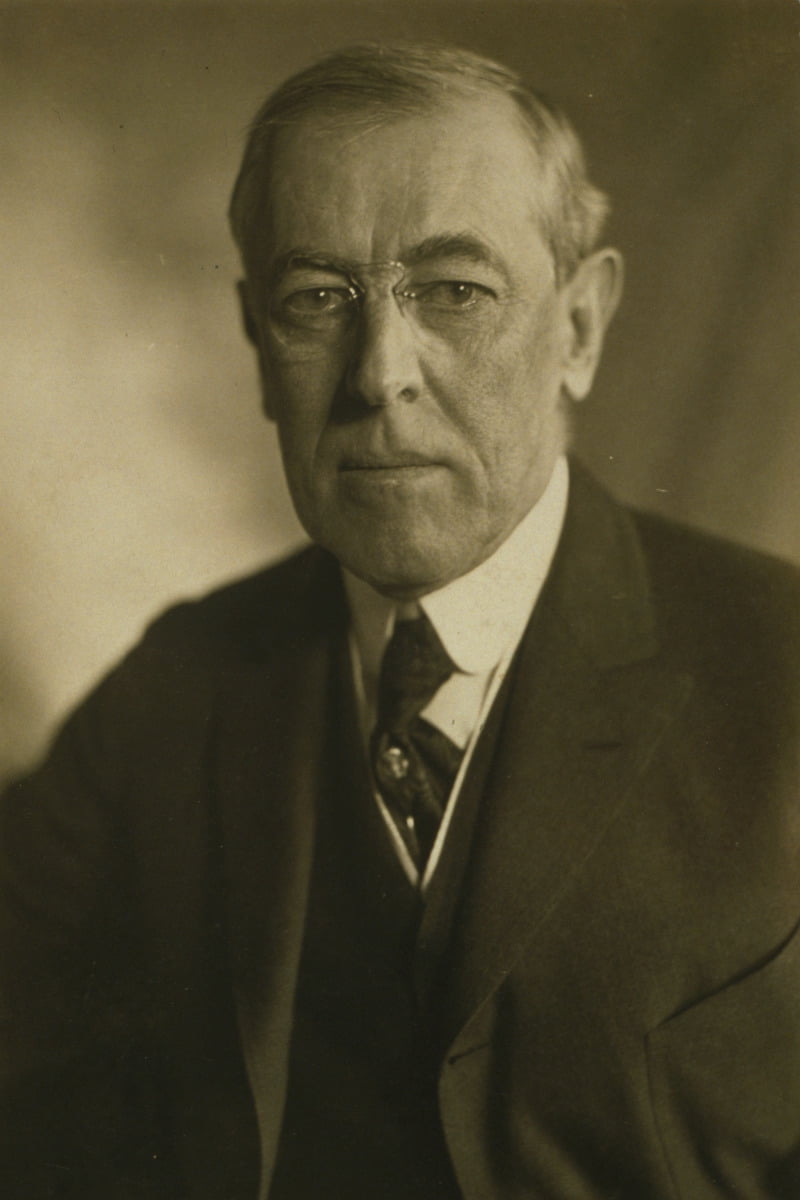 Print: Woodrow Wilson, Head-And-Shoulders Portrait, Facing Front, 1919 ...