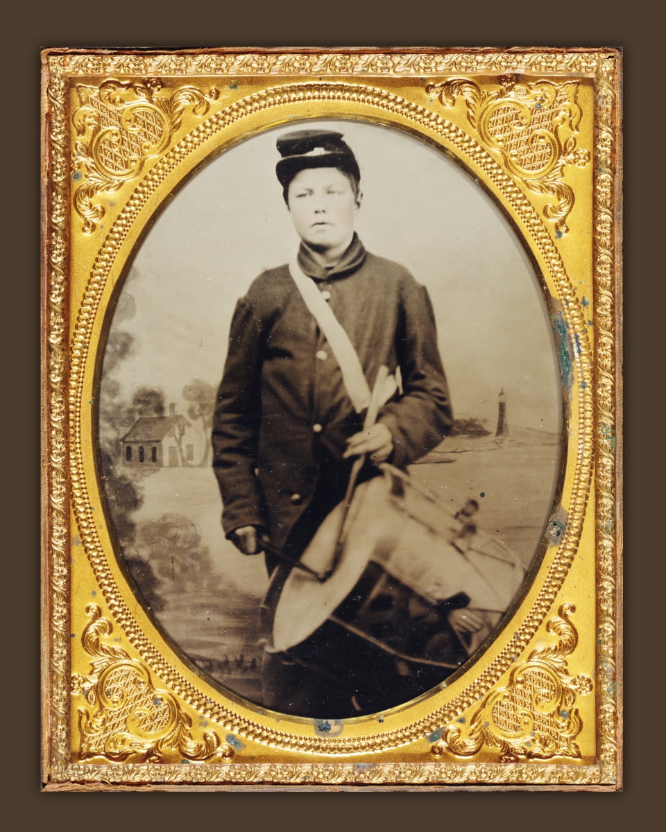 Print: Young George Wingate Weeks Of Company D, 8th Maine Infantry ...