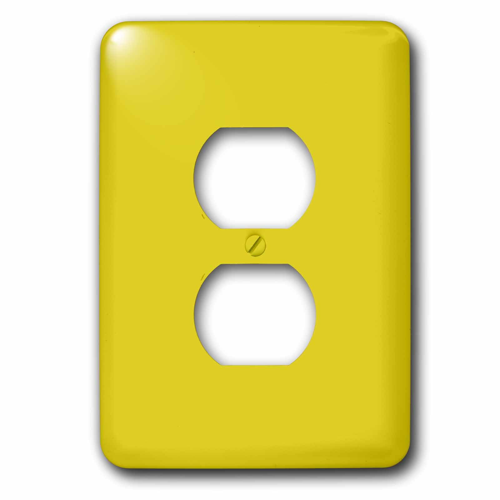 3dRose, Print of Chartreuse Yellow, 2 plug outlet cover - Walmart.com