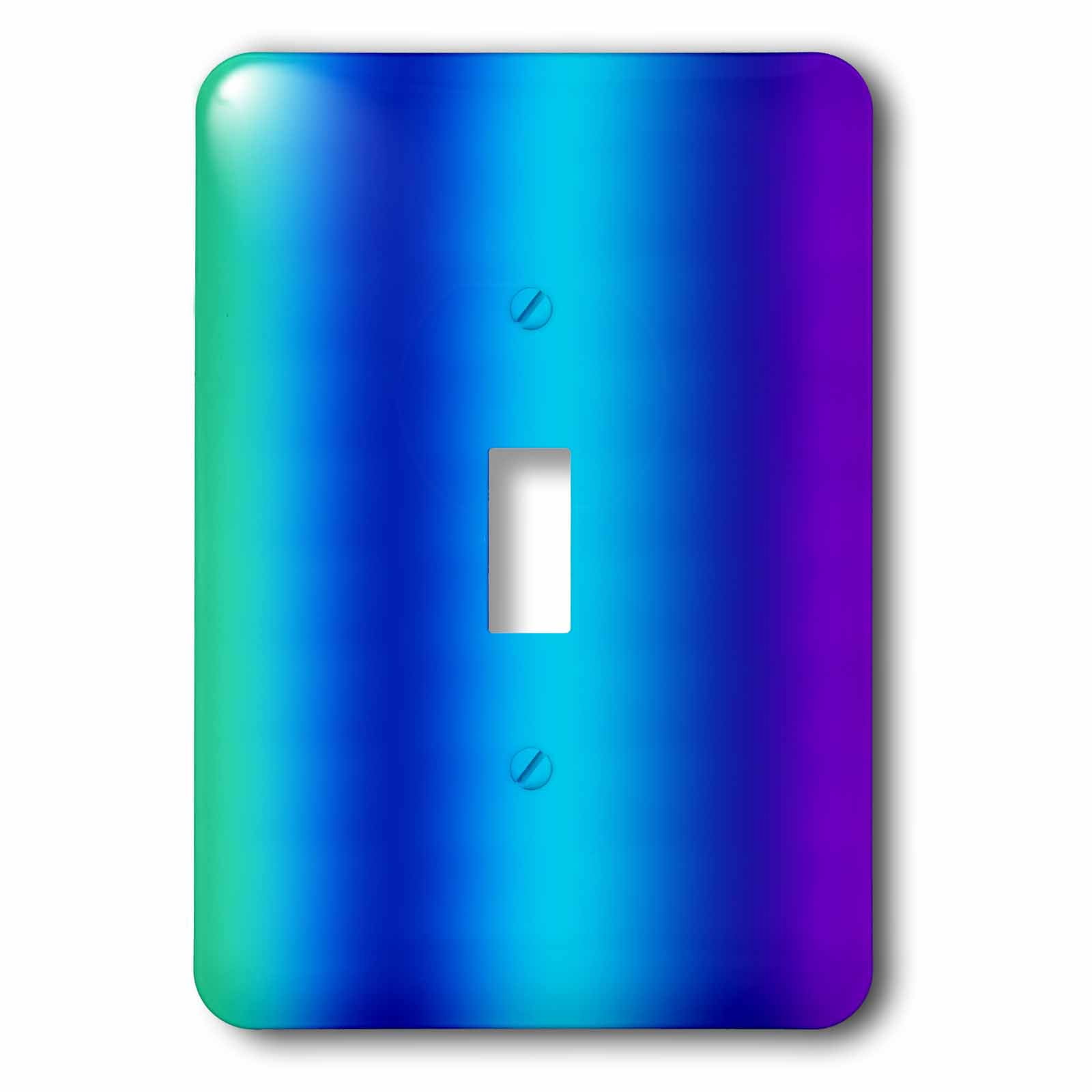 Print of Gradient Blue Into Aqua And Purple single toggle switch lsp ...