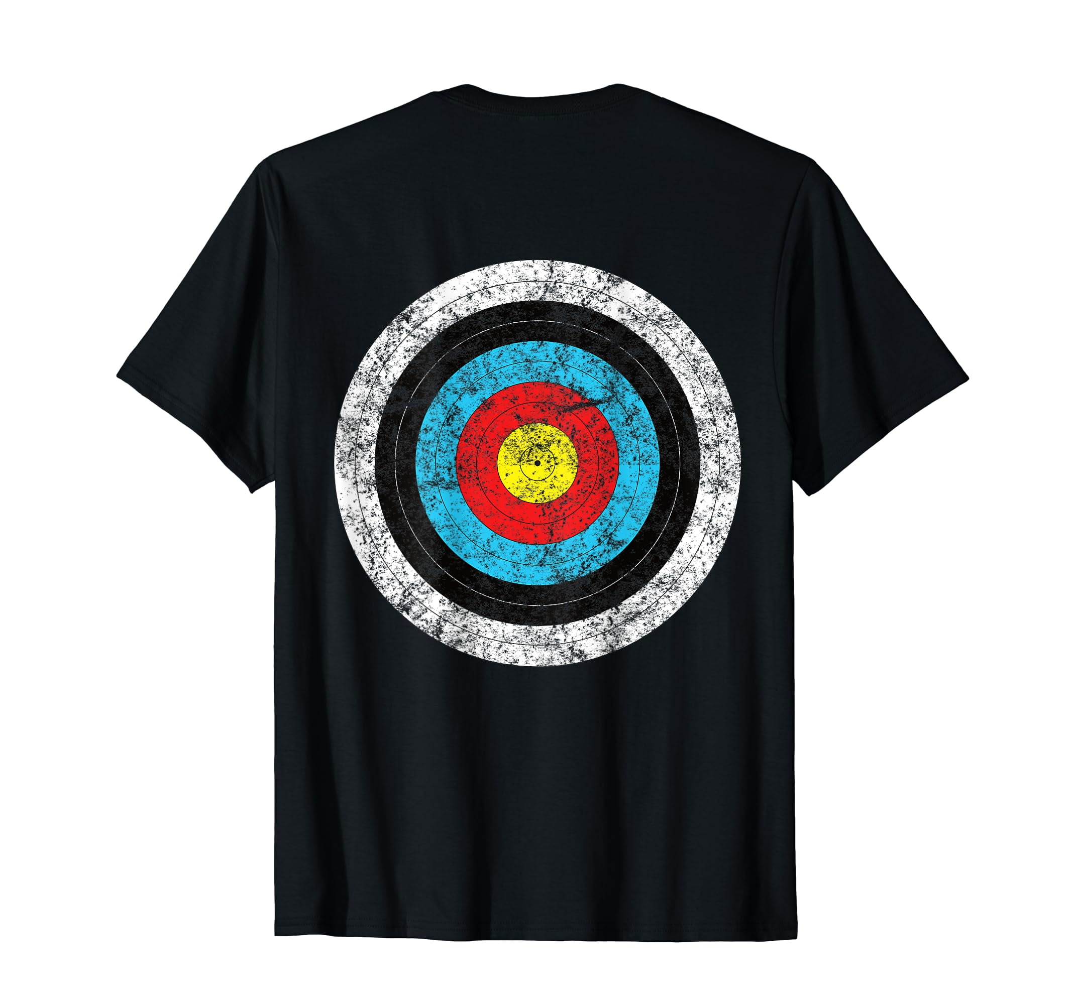 (Print on Back) Funny Retro Archery Target Hunter T-Shirt - Walmart.com