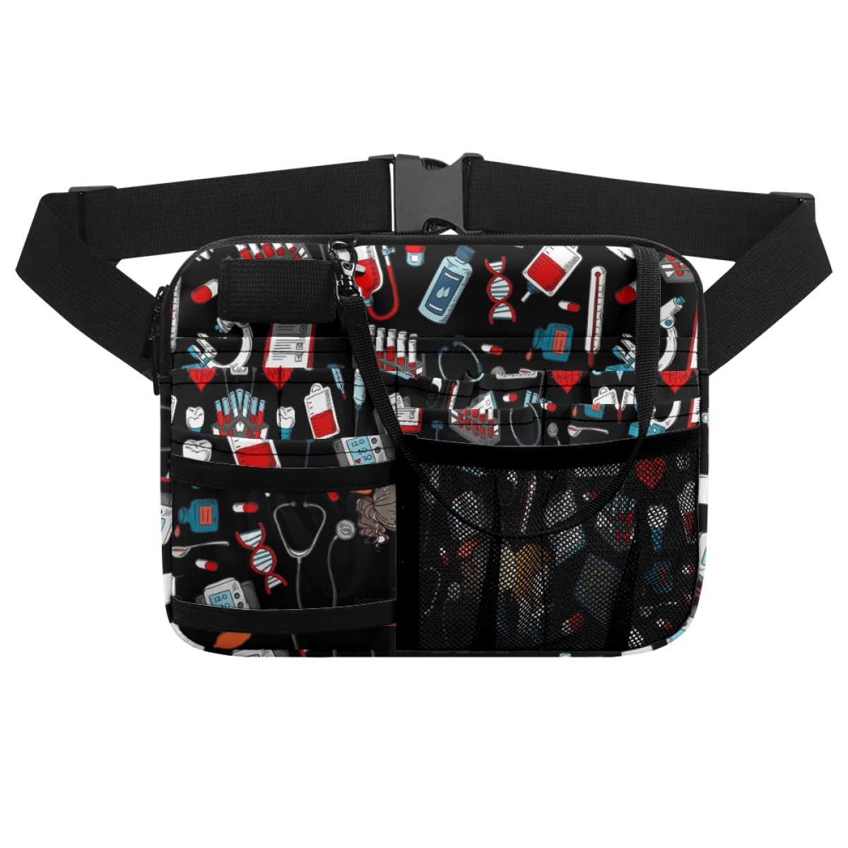 Print on Demand Medical Pack Adjustable Waist Strap Nurse Fanny Pack ...