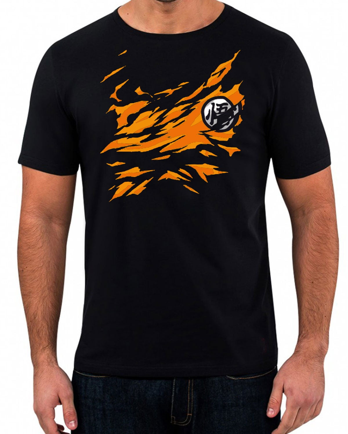 PrintBar Goku Chest T-Shirt super saiyan songoku - Walmart.com