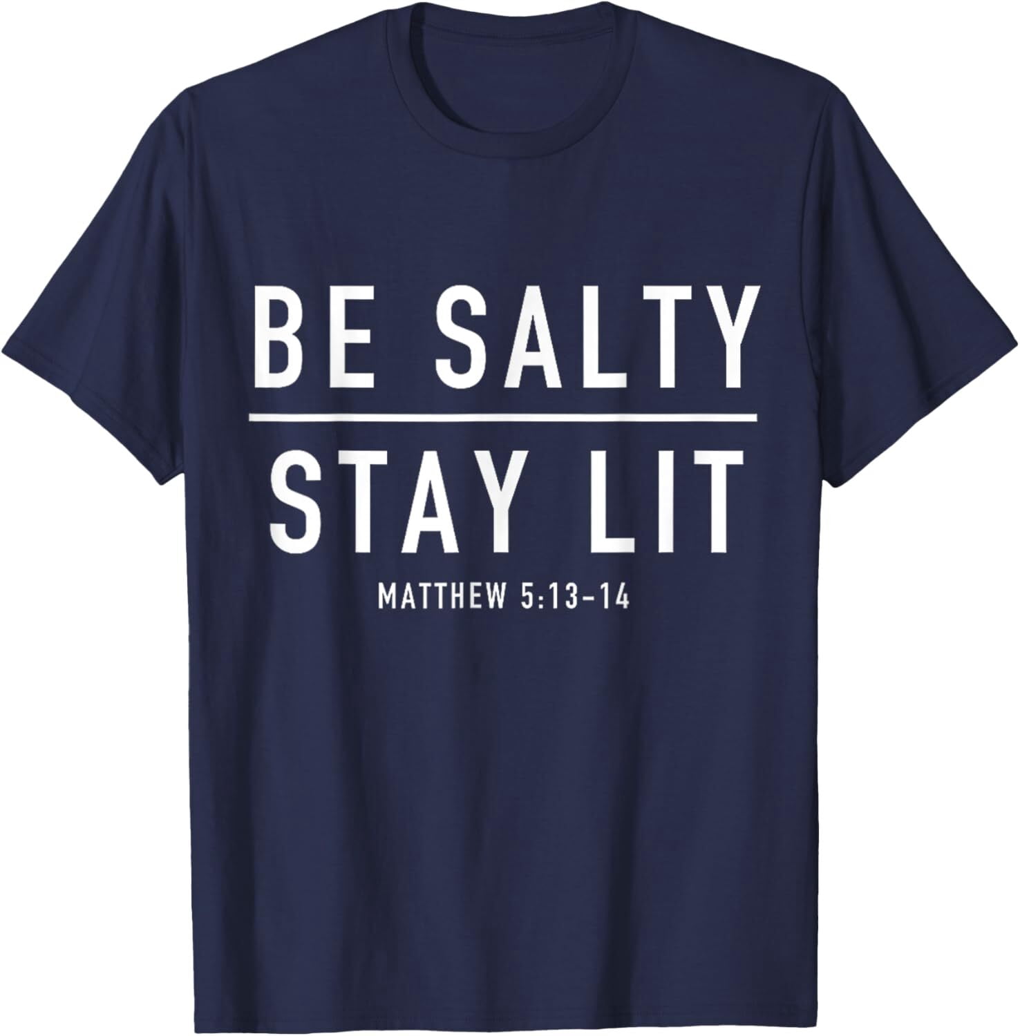 PrintJunkie Be Salty Stay Lit Stay Lit VINTAGE Be Salty T-Shirt ...