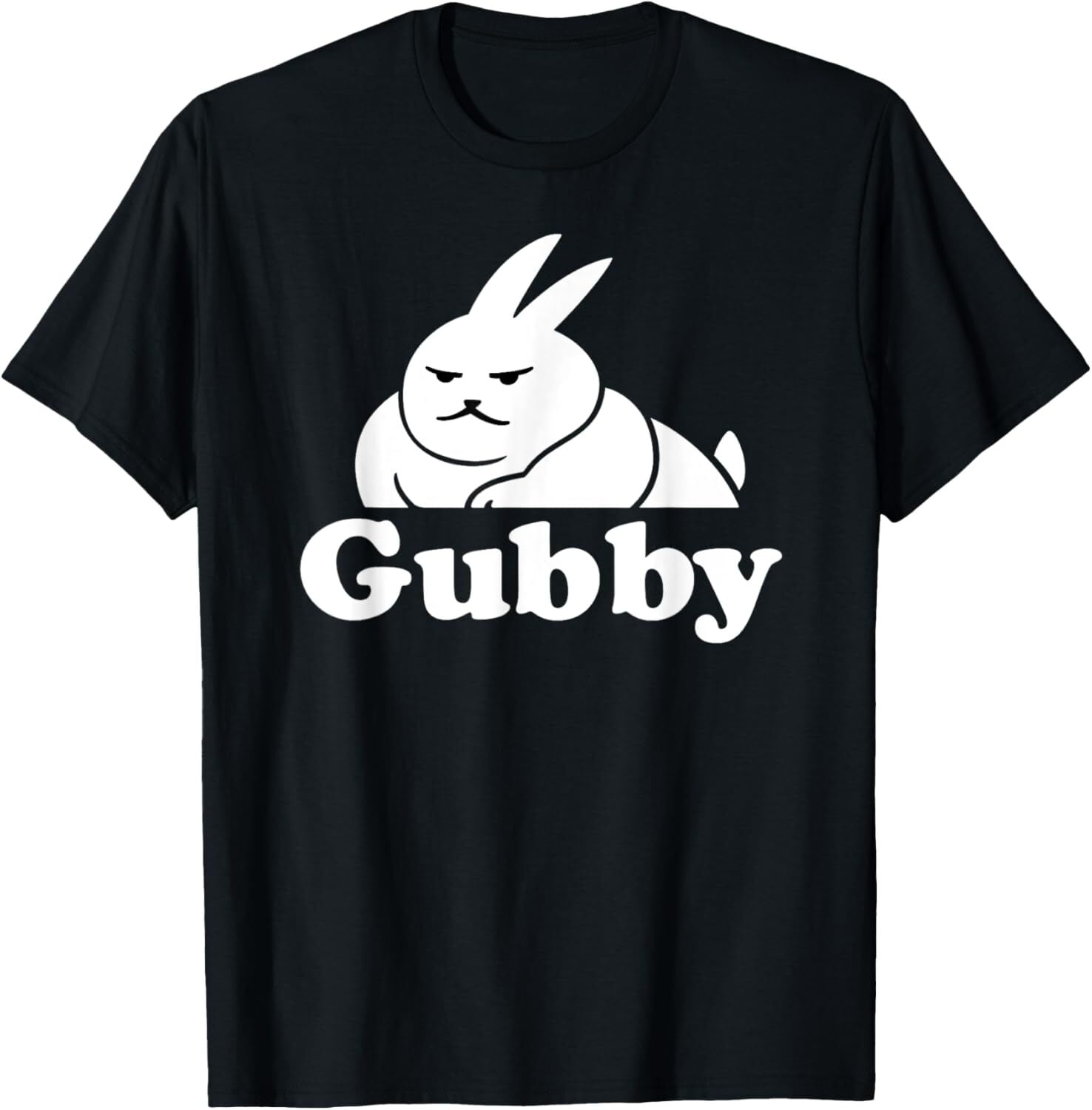 PrintJunkie Cute Rabbit Gubby The Rabbit Gubby T-Shirt - Walmart.com
