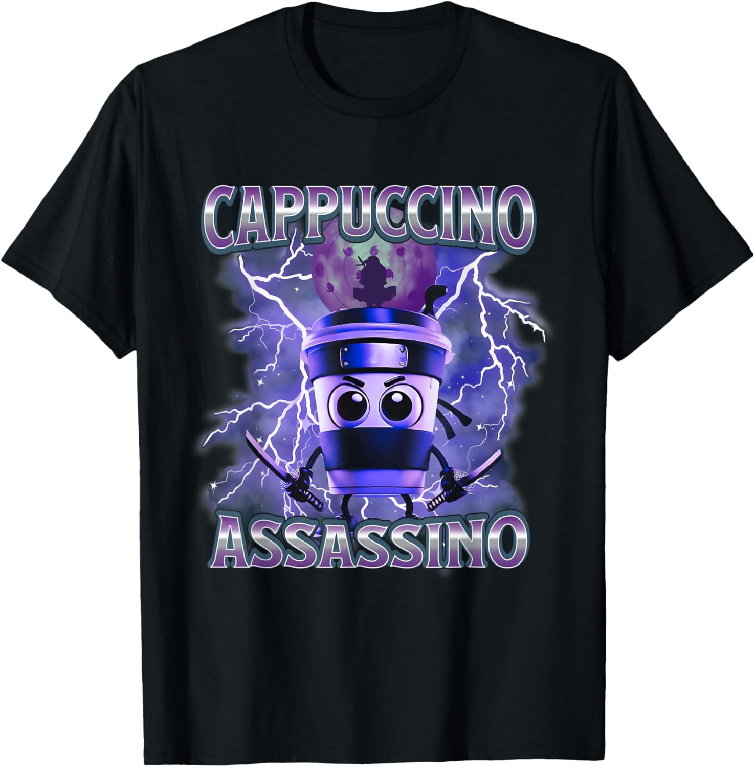 PrintJunkie Italian Brainrot Cappuccino Assassino, Funny Cappuccino T ...