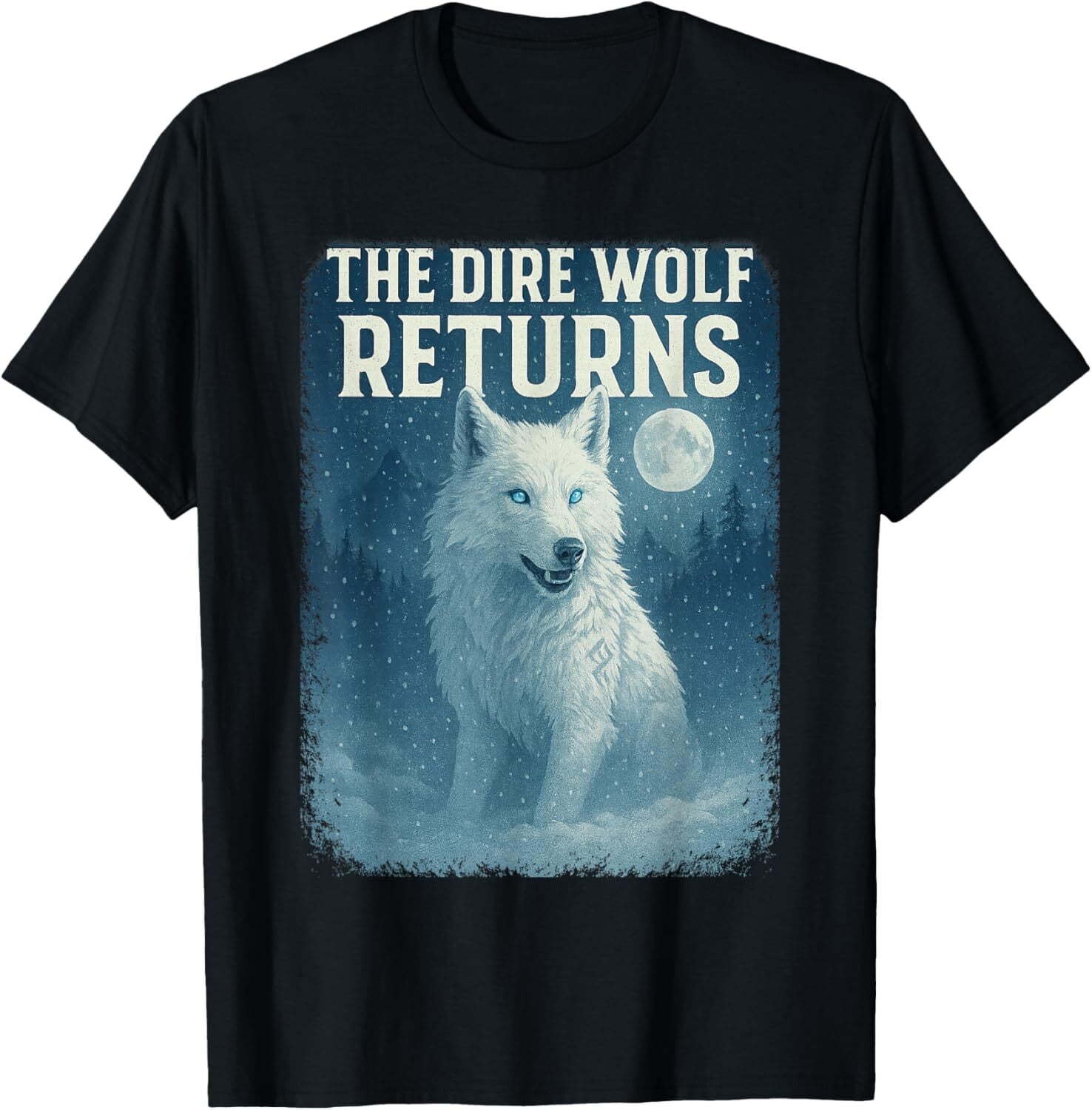 PrintJunkie The Dire Wolf Returns Dire Wolf T-Shirt - Walmart.com