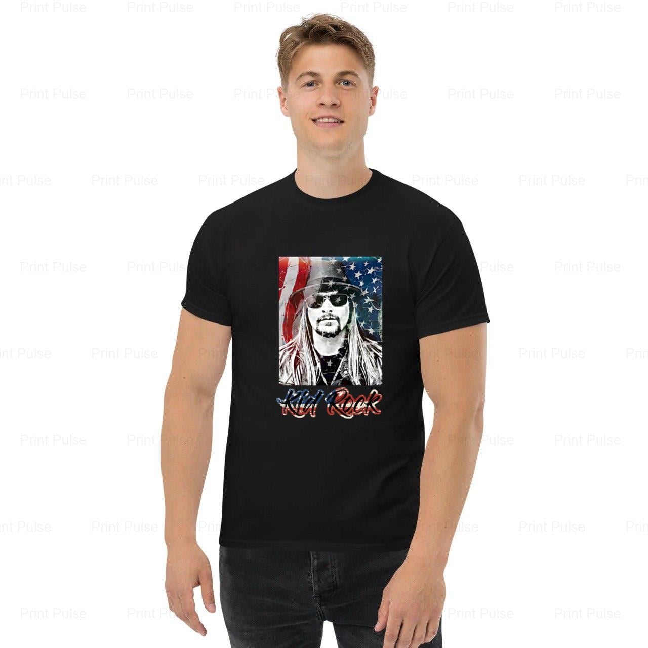 PrintPulse9x Kid Rock T-Shirt Singer, Music - American Rock, Country ...